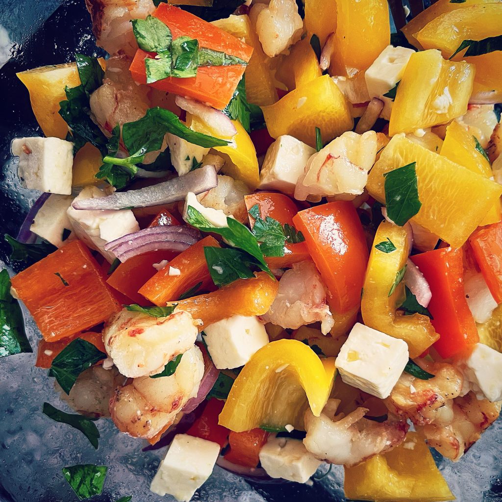 CHOPPED SHRIMP SALAD - Everyday on Occasion